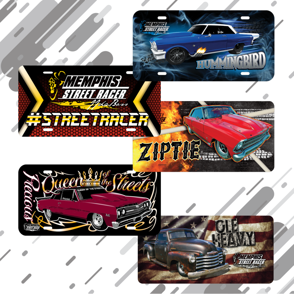 LICENSE PLATES - Memphis Street Racer